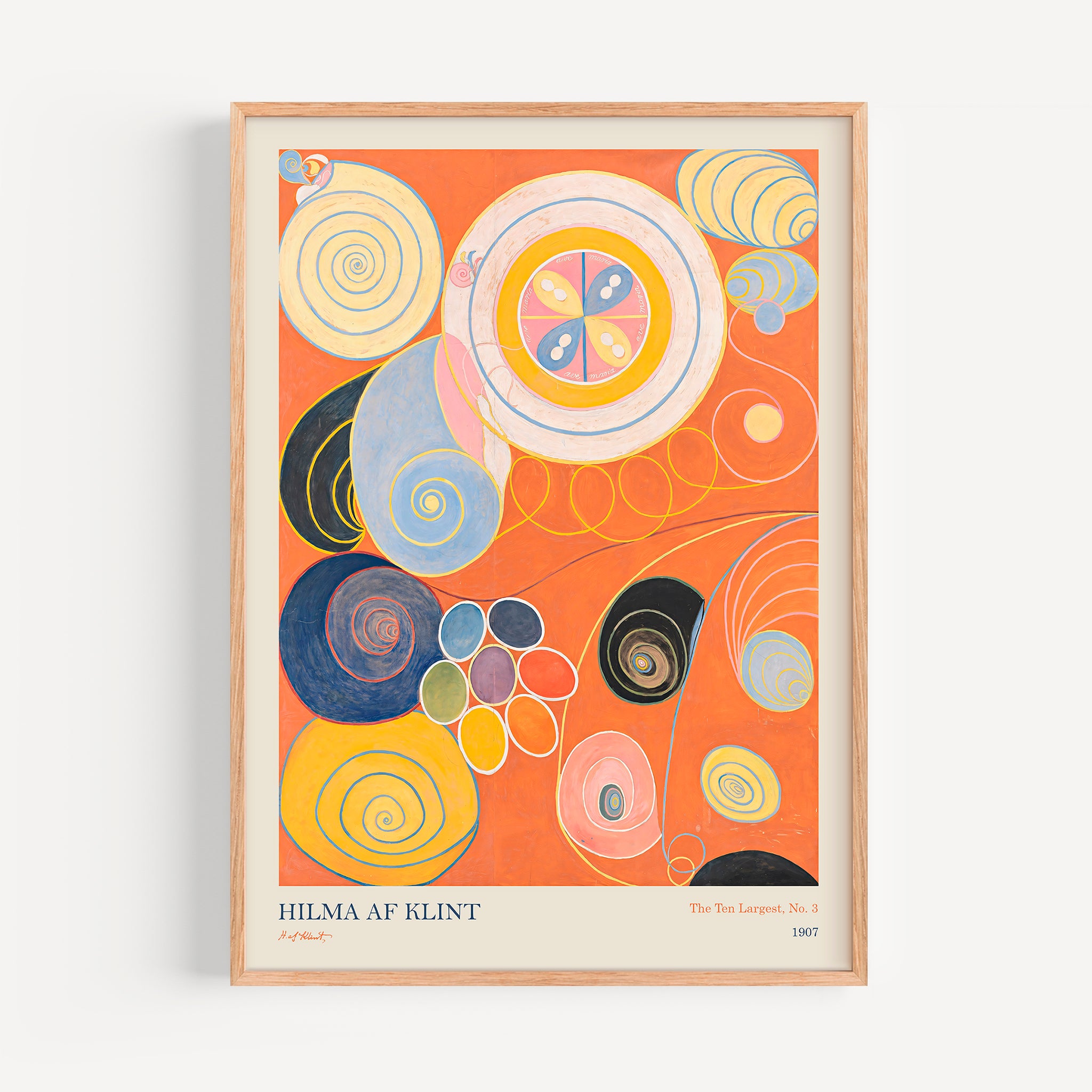 The Ten Largest No. 3 by Hilma af Klint Poster – Poster Room