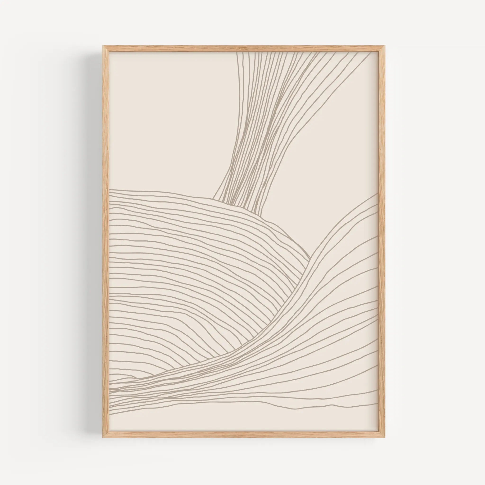 Beige lines III poster – Poster Room