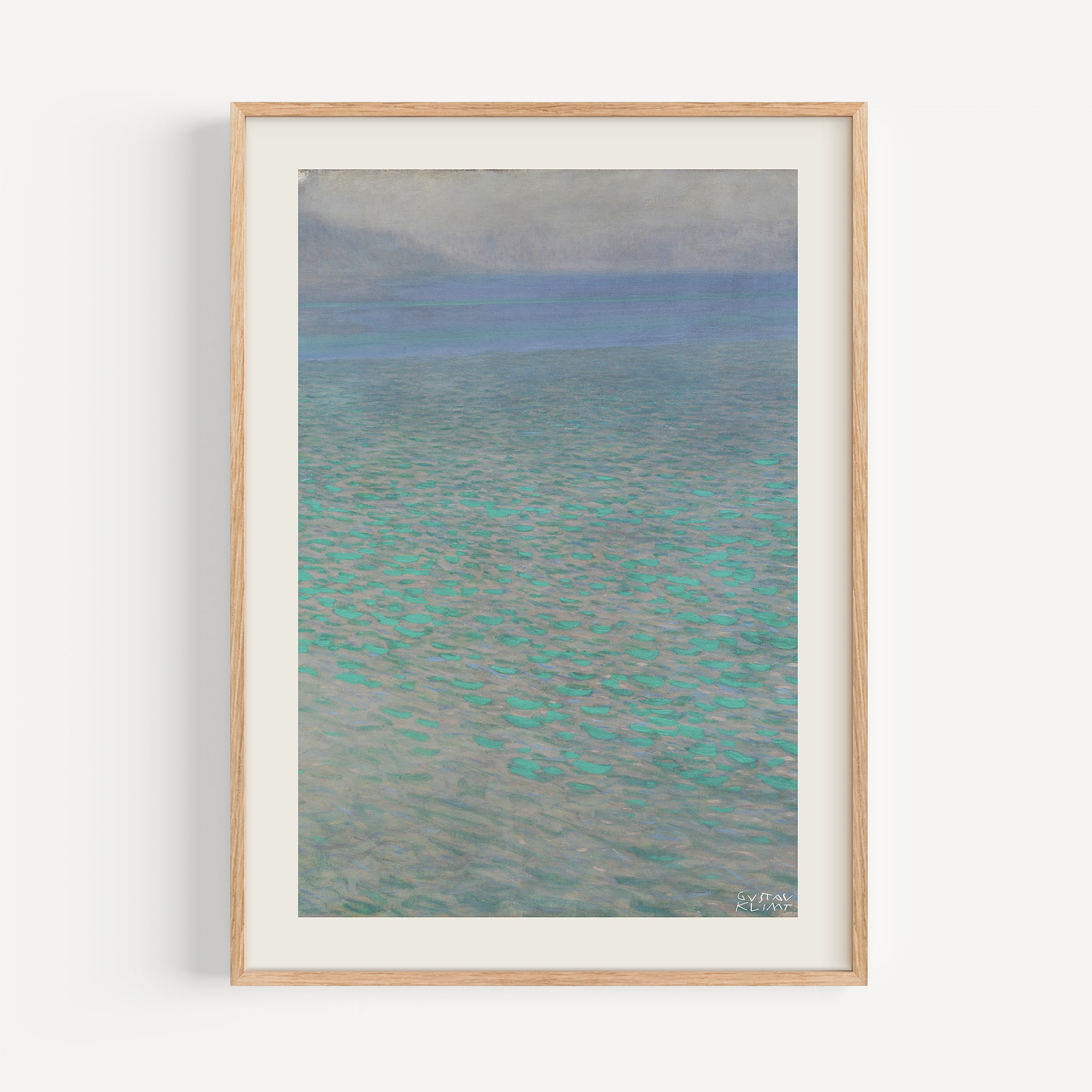 Lake Attersee by Gustav Klimt Poster – Poster Room