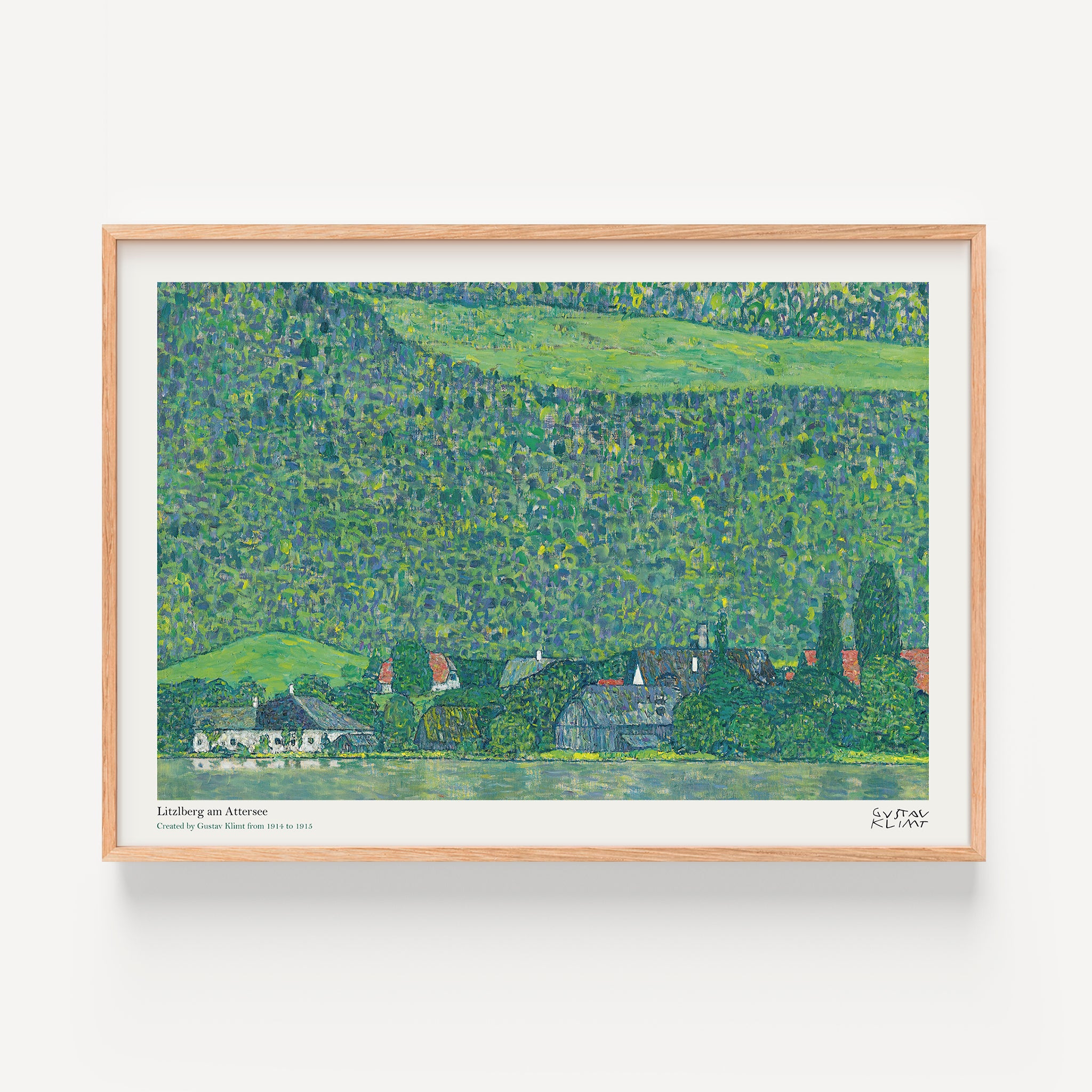 Litzlberg am Attersee by Gustav Klimt Poster – Poster Room