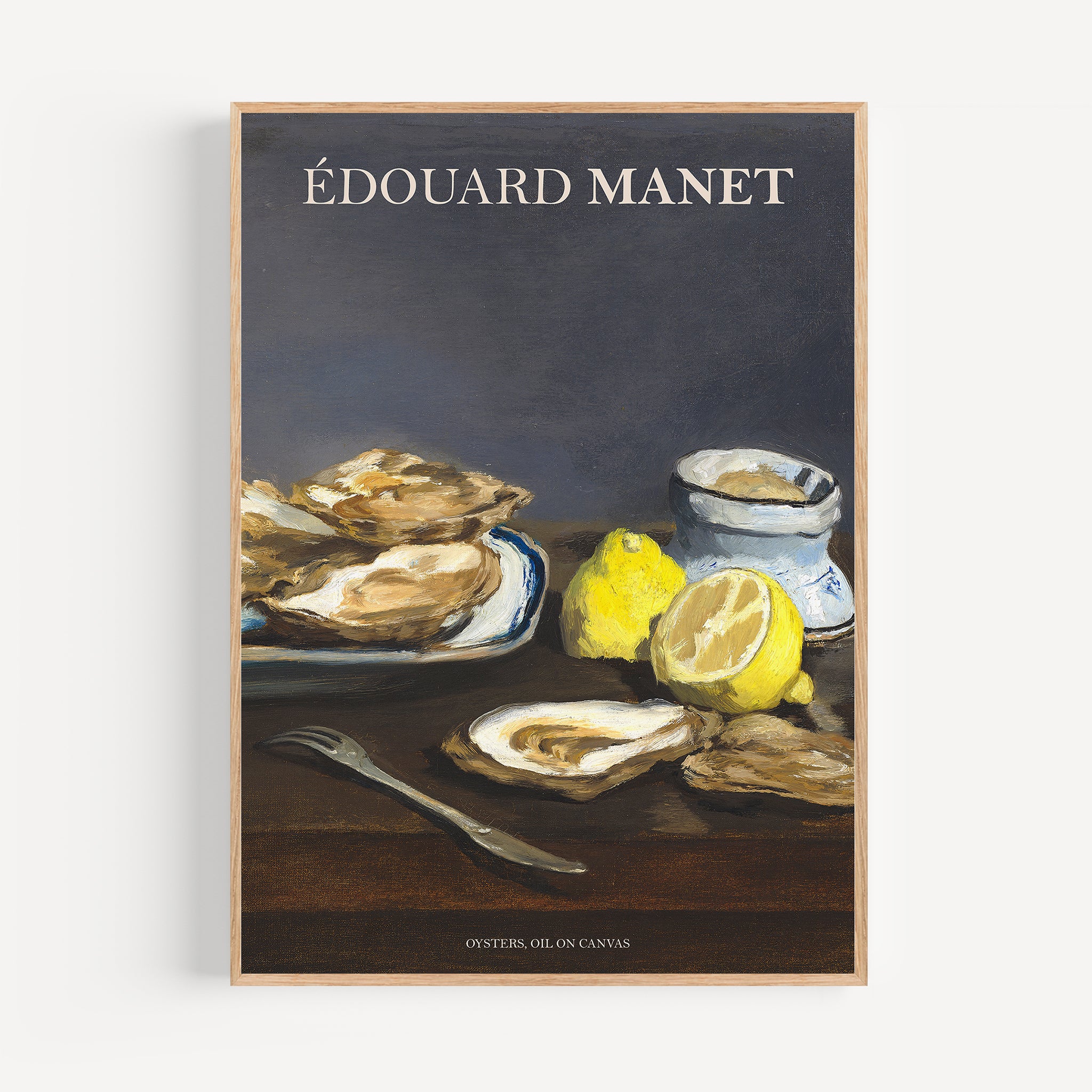 Oysters by Édouard Manet Poster – Poster Room